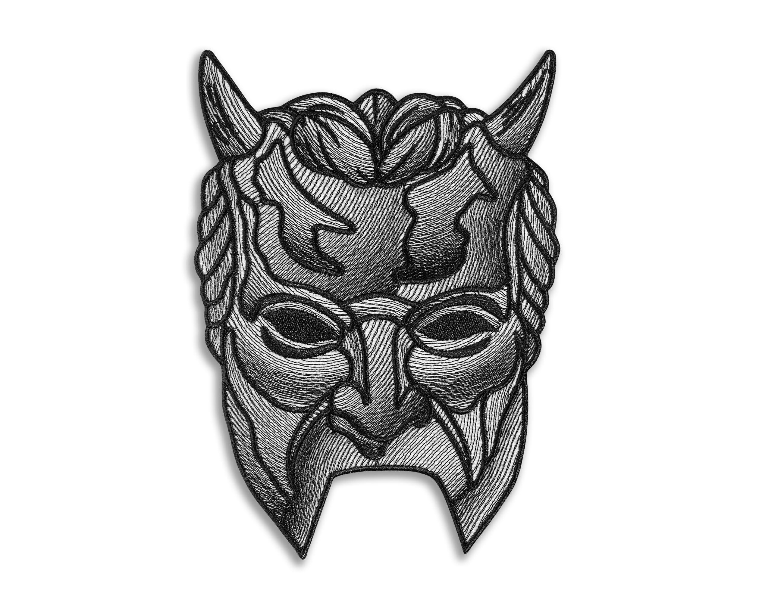 Ghost BC Patch Nameless Ghouls Shadow Man's Mask Rock | Etsy
