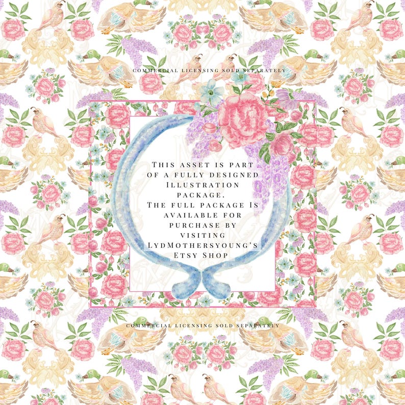 Swoon & Bloom Mallard Bird Illustration - Grandmillennial Watercolor ...