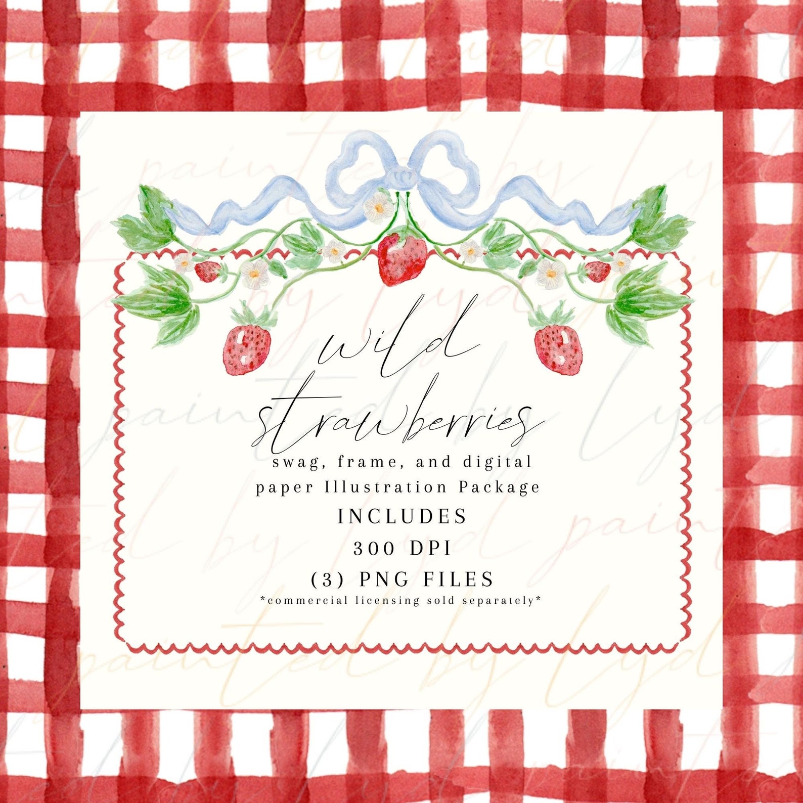 Strawberry Fields, Crest, Blue, Pink, Painted, Watercolor, PNG ...