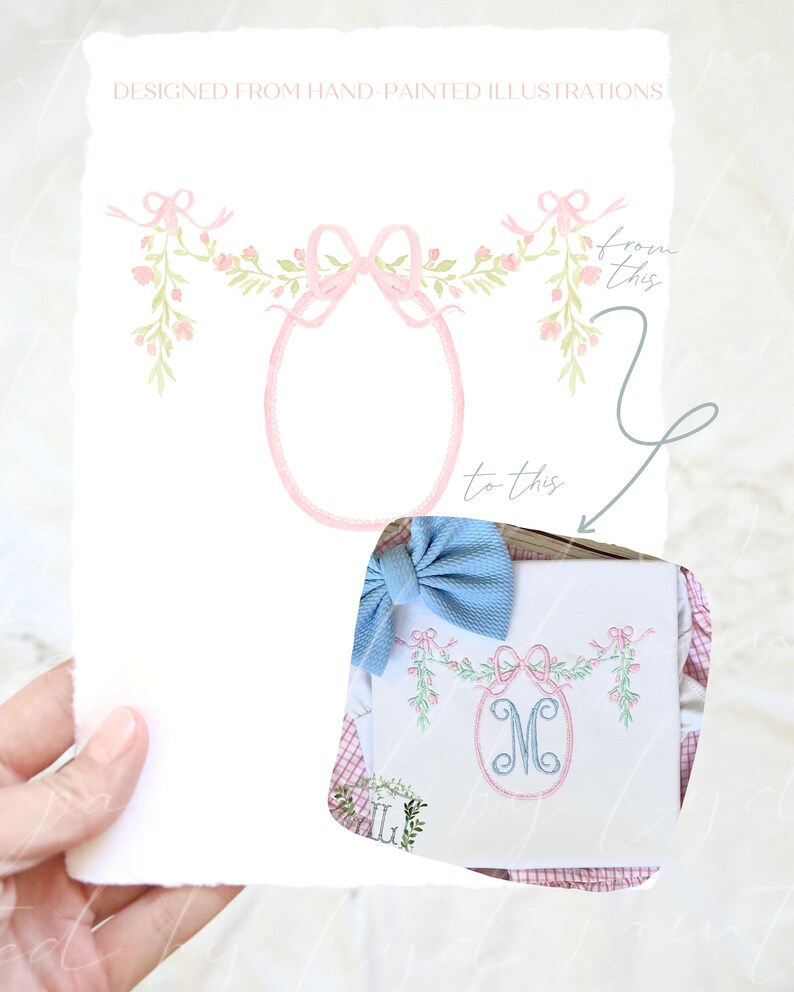 Ballet Floret Heirloom Crest Machine Embroidery Design - Etsy
