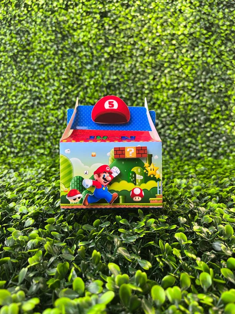 Super Mario Bros Favor Box / Mario and Luigi Goodie Box / Mario Bros ...
