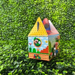 Super Mario Bros Favor Box / Mario and Luigi Goodie Box / Mario Bros ...