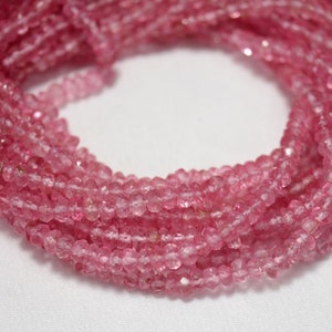 3mm Coated Topaz Rondelle Beads Natural Topaz Faceted Beads - Etsy