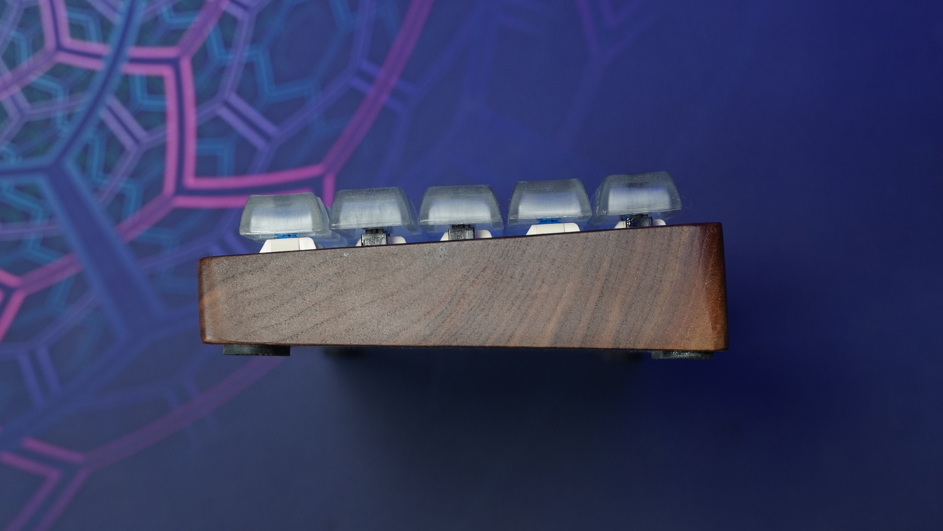 Keycap Set Braille DSA Profile for TKL / 75% Keyboard Translucent 3D ...