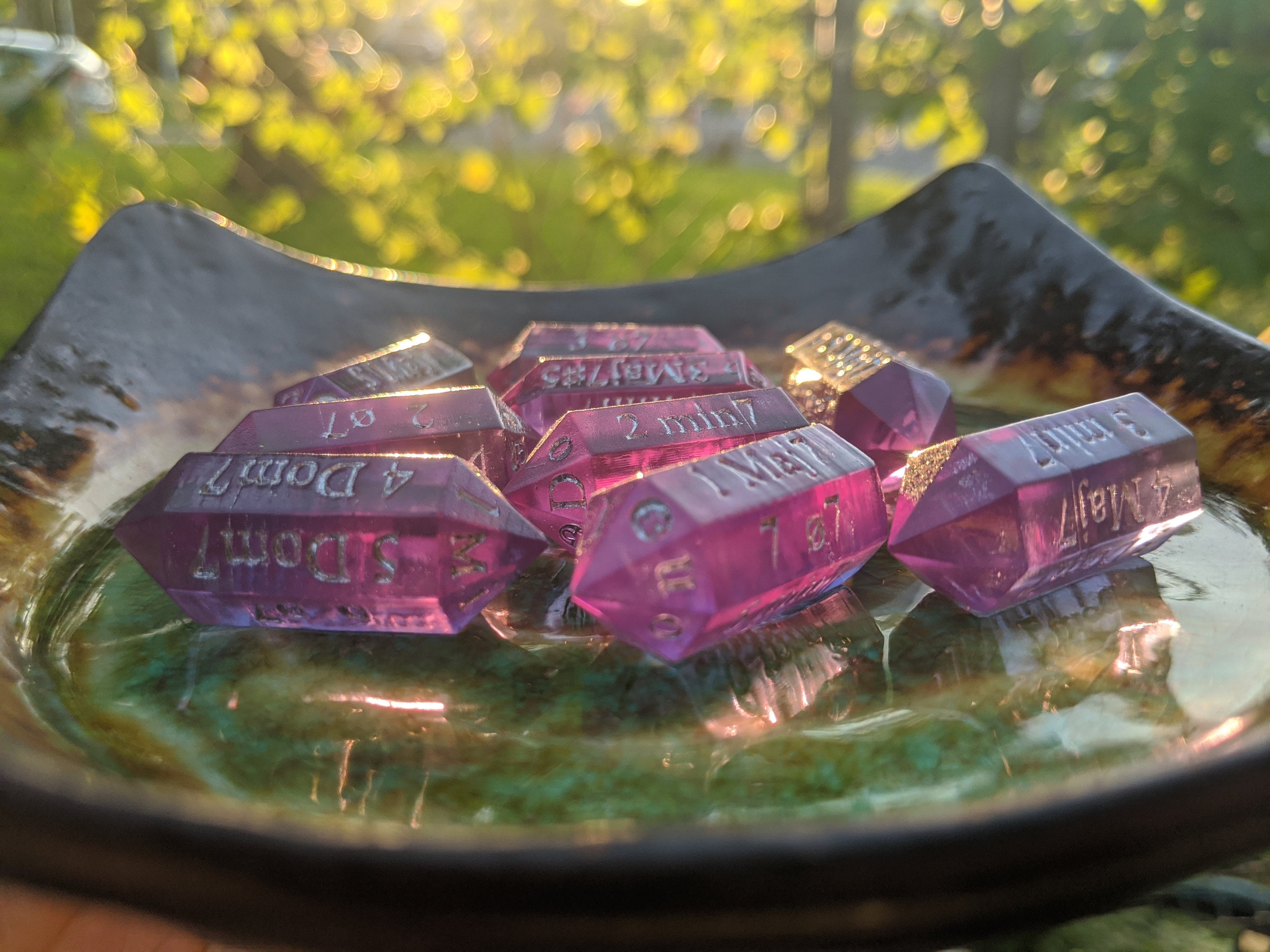 Music Crystal Dice Set Acordes de Jazz de los 7 Modos - Etsy España