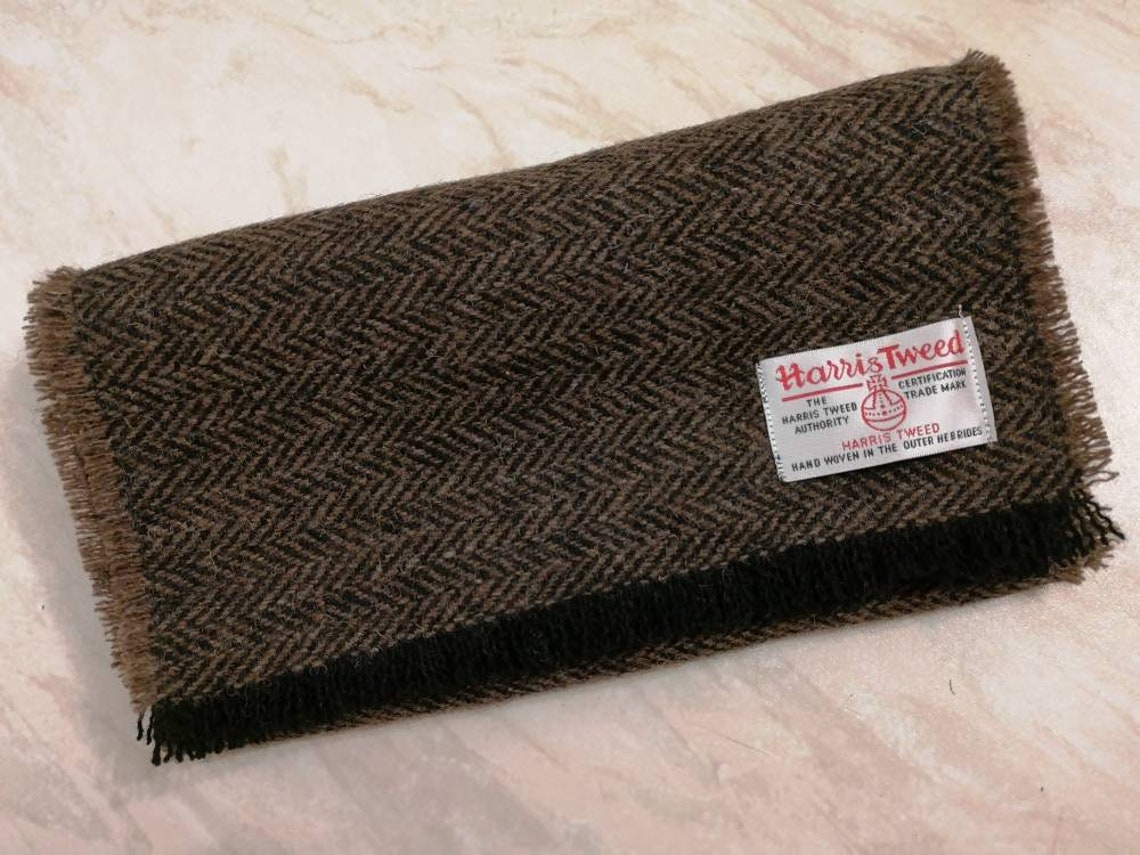 Harris Tweed Handmade Scarf 100% Pure Scottish Wool | Etsy UK