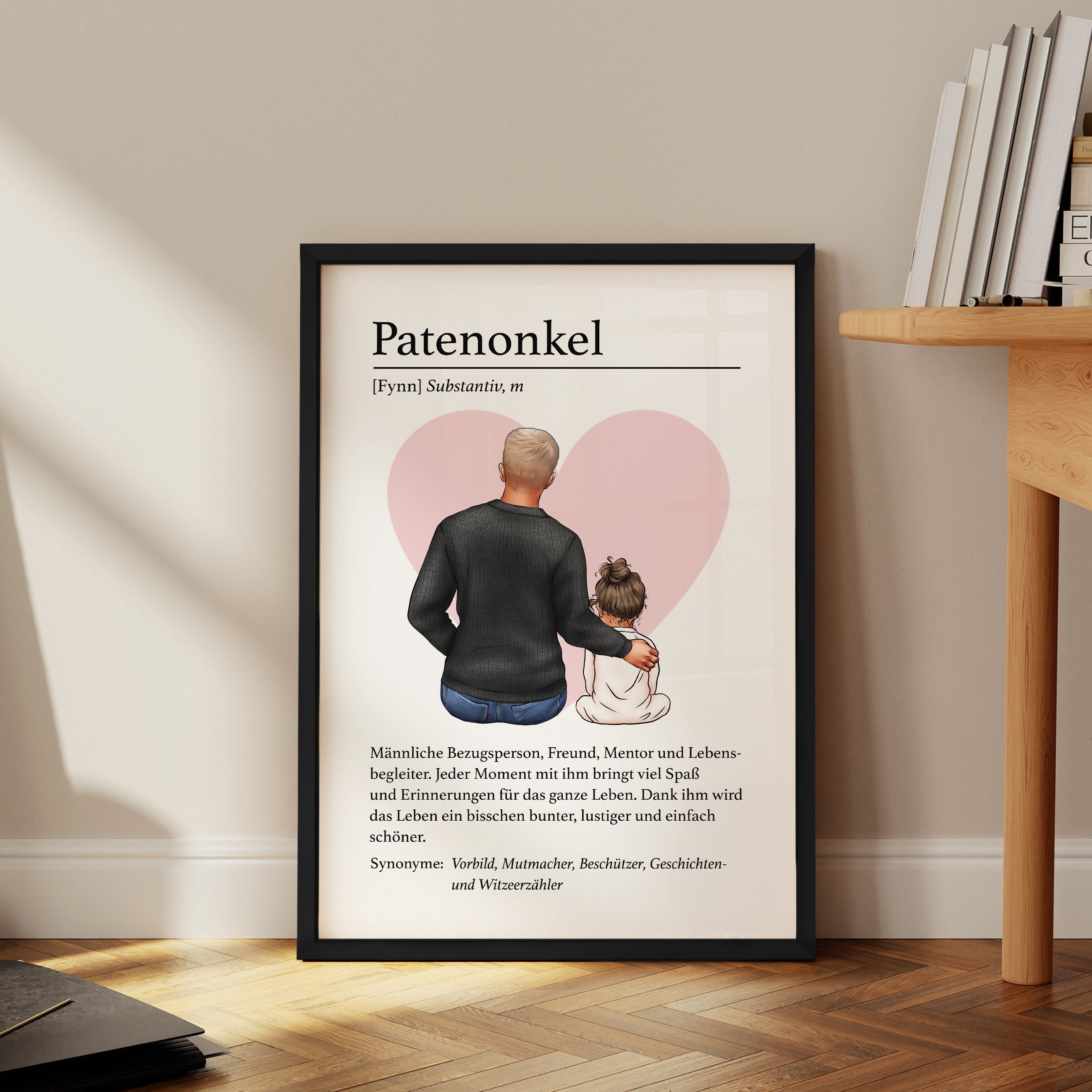 Patenonkel Geschenk personalisiert, Willst du mein Patenonkel sein ...