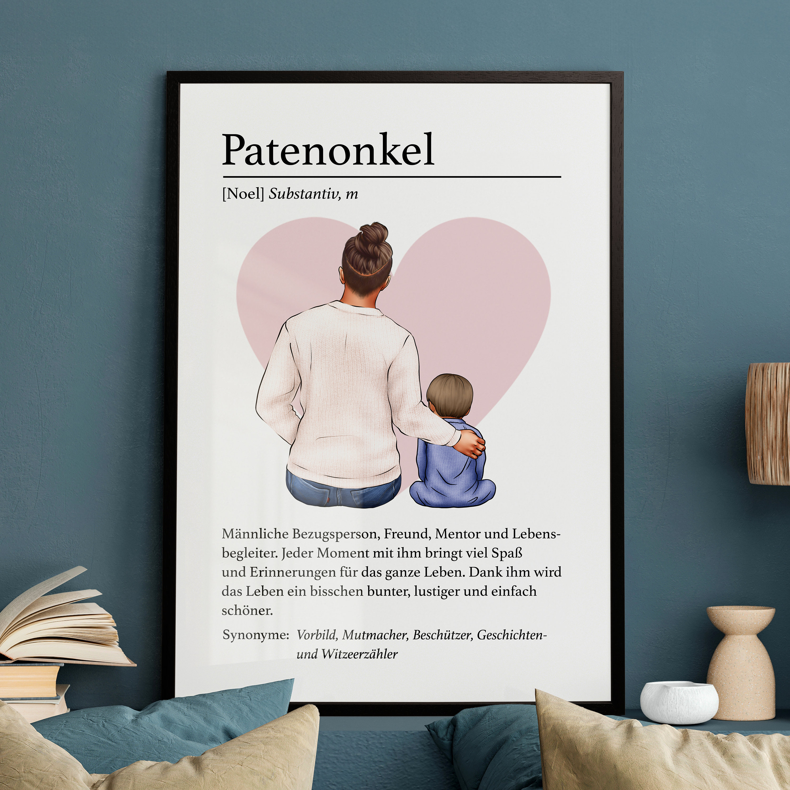Patenonkel Geschenk personalisiert, Willst du mein Patenonkel sein ...