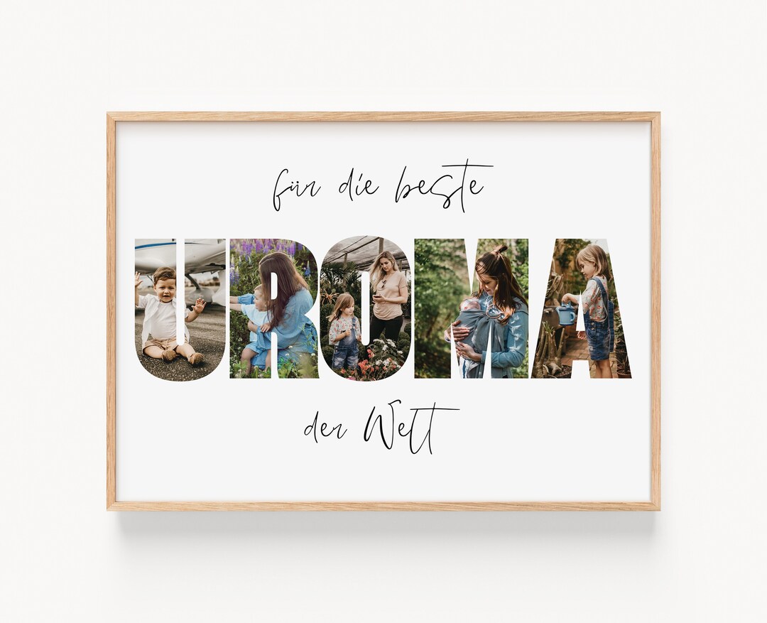 Uroma Geschenk personalisiert | Geschenk Uroma Geburtstag Muttertag ...