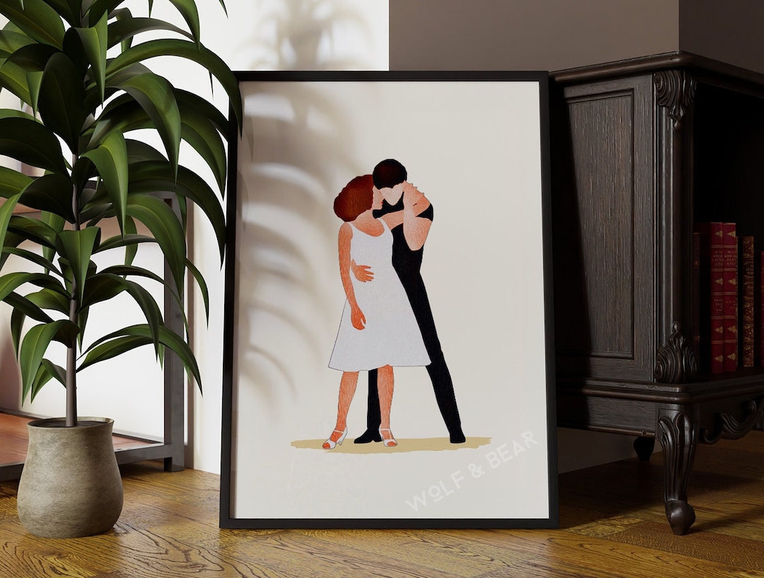 Dirty Dancing Print | Iconic Dance Print | Iconic Dance Sequence Movie ...
