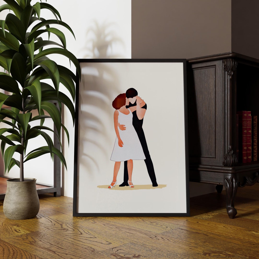 Dirty Dancing Print | Iconic Dance Print | Iconic Dance Sequence Movie ...