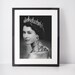 Punk Queen Queen Elizabeth Home Decor Wall Art Print Limited Edition ...