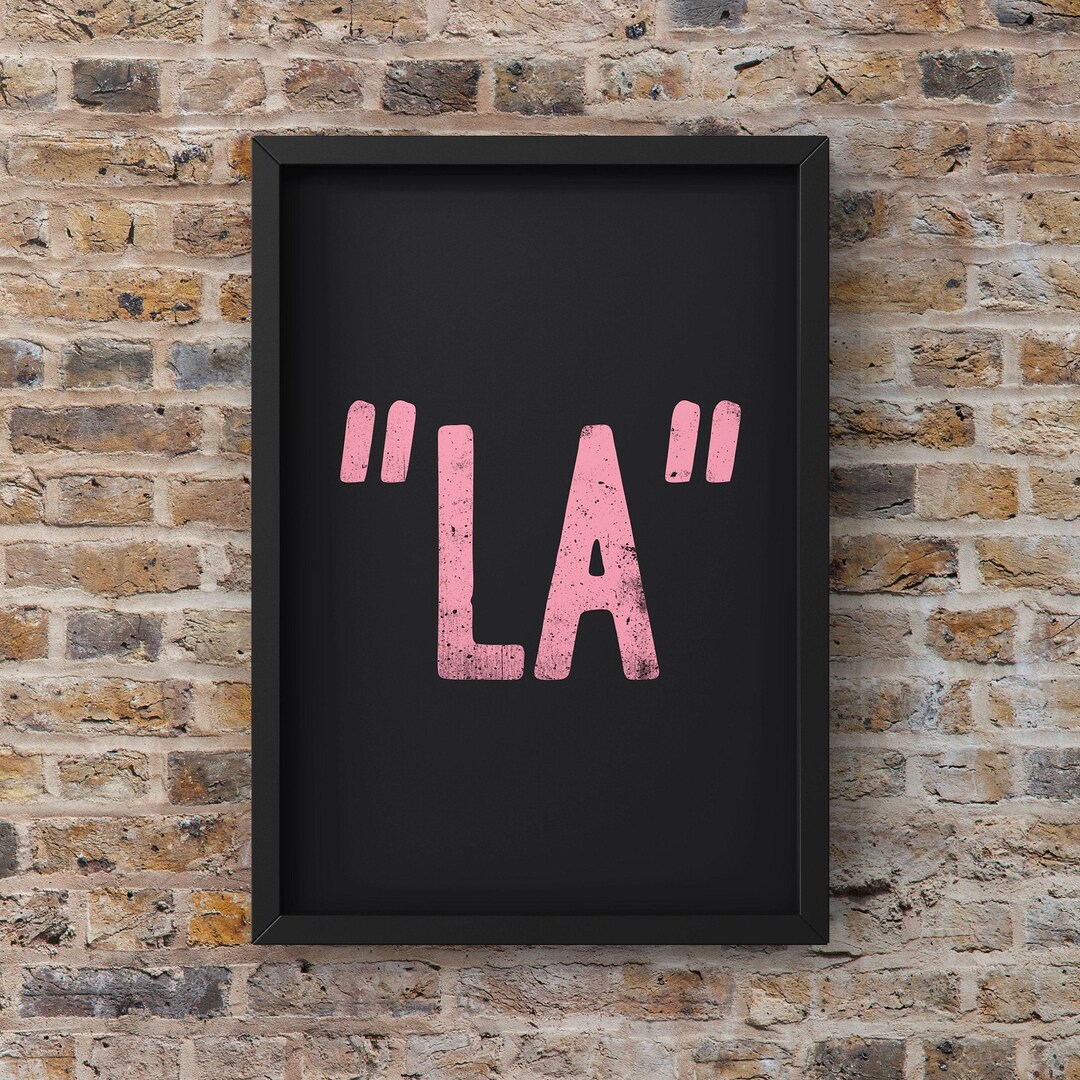 Neon Quote Wall Art: It’s A Sin Print - Bold Colours - Etsy