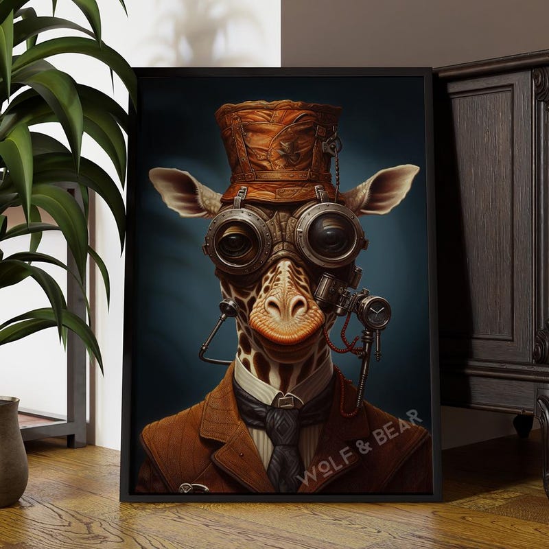 Steampunk Giraffe - Etsy