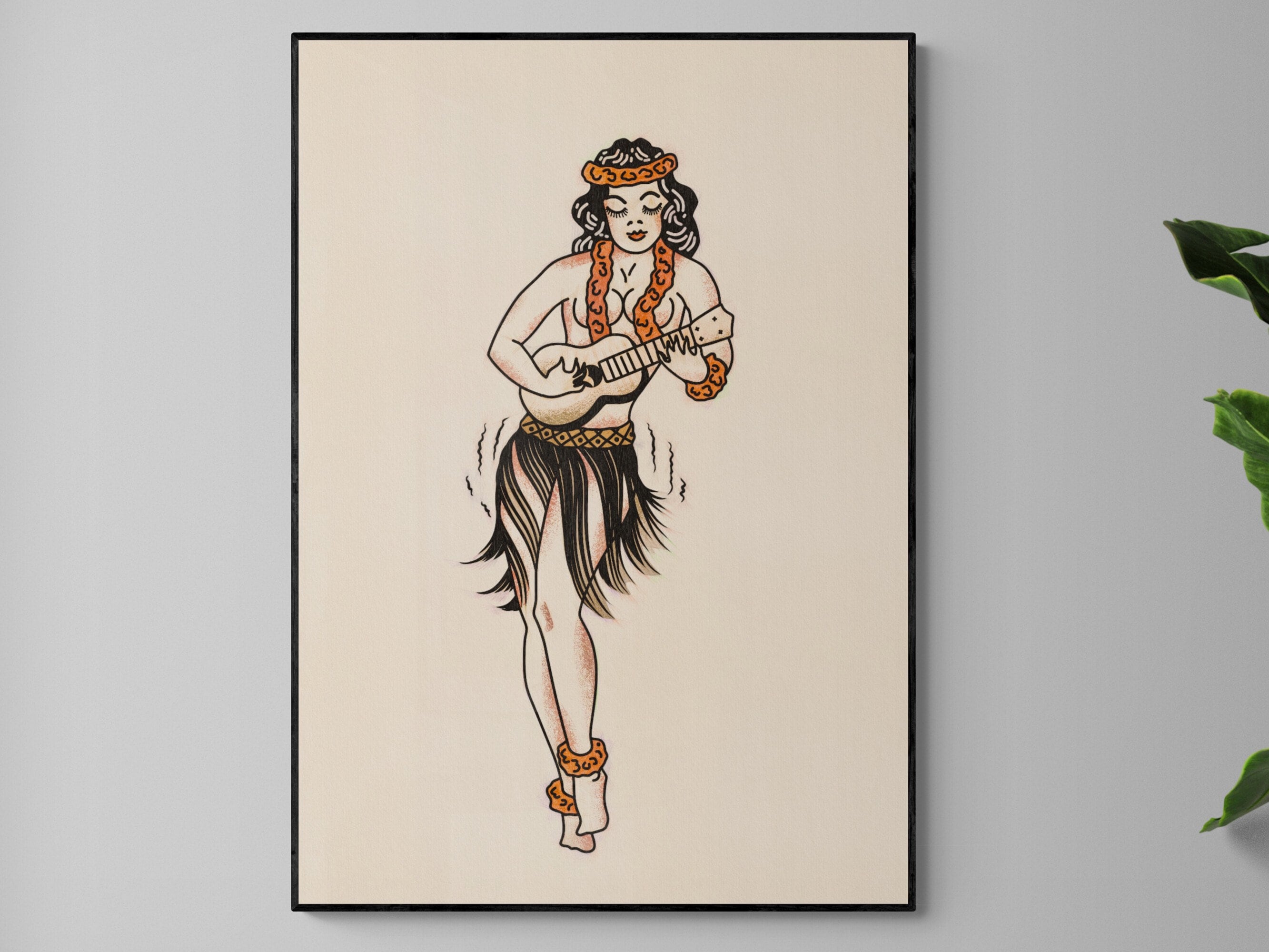 Sailor Jerrys Iconic Pin up Girl Art Aloha Girl Tattoo Art - Etsy Australia