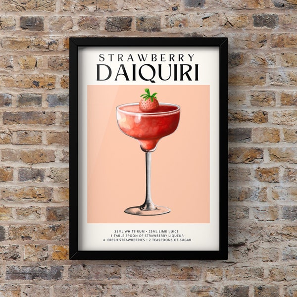 Strawberry Daiquiri - Etsy
