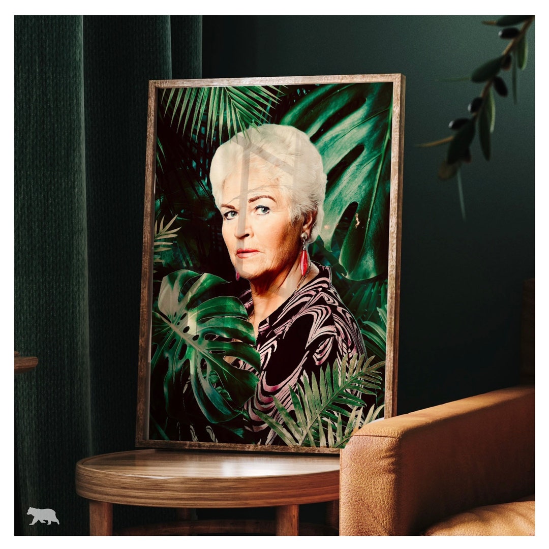 Jungle Pat Butcher Print | Funny Alternative Wall Art Quirky Decor - Etsy
