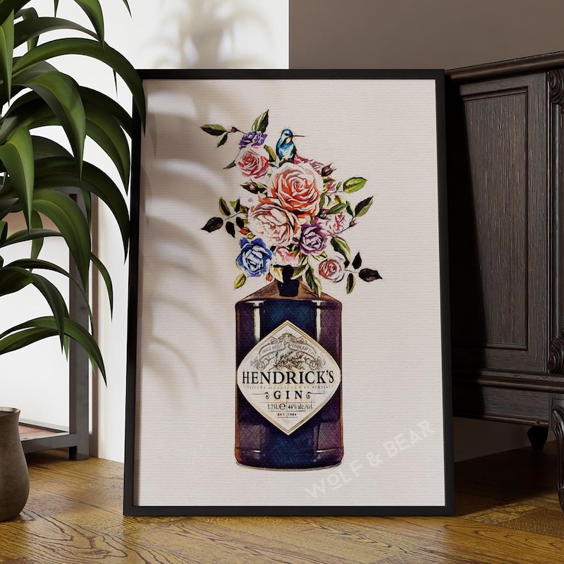 Gin Print - Etsy UK