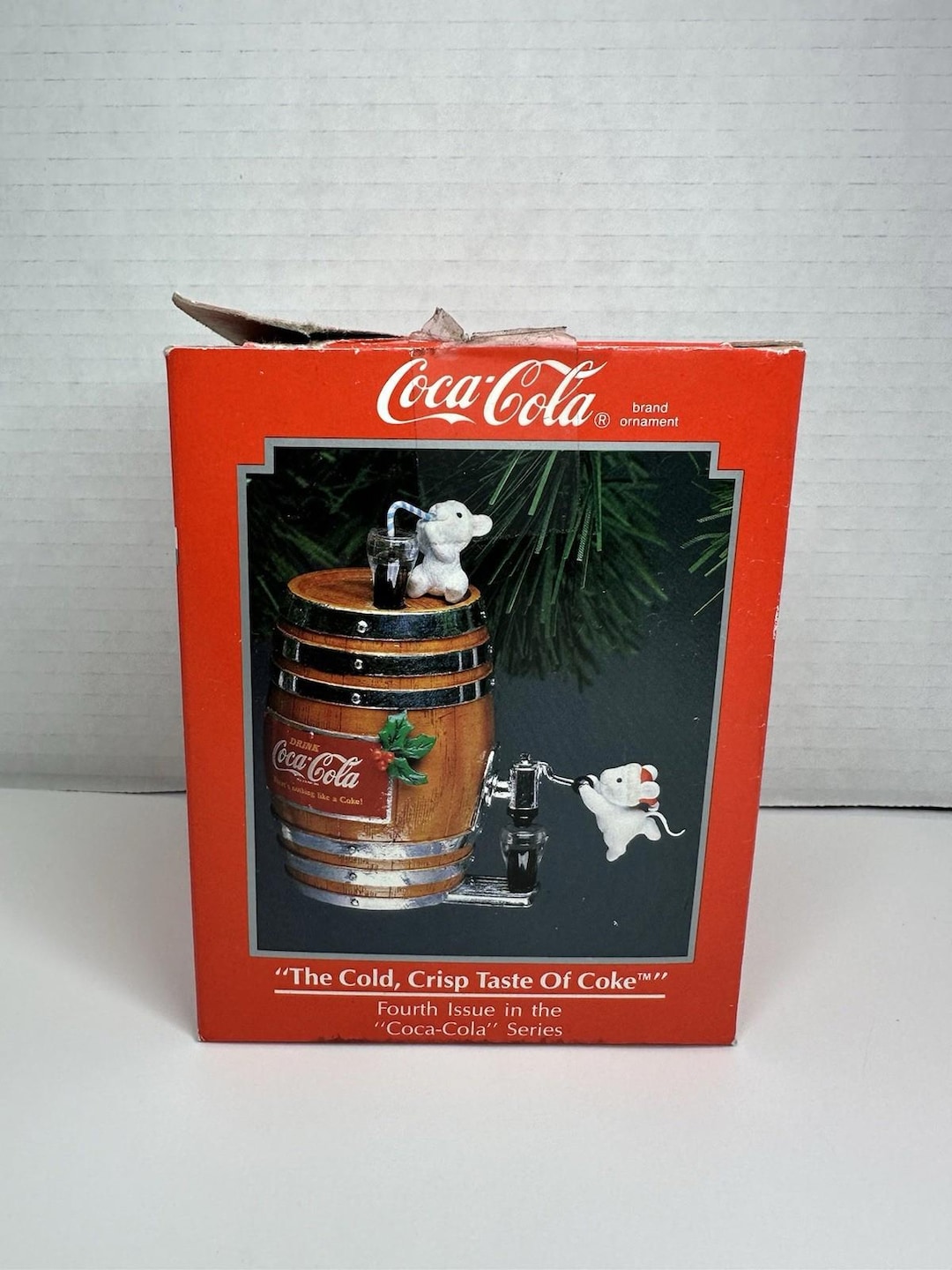 Enesco Coca-cola Cold Crisp Taste of Coke Christmas Mice Figurine ...