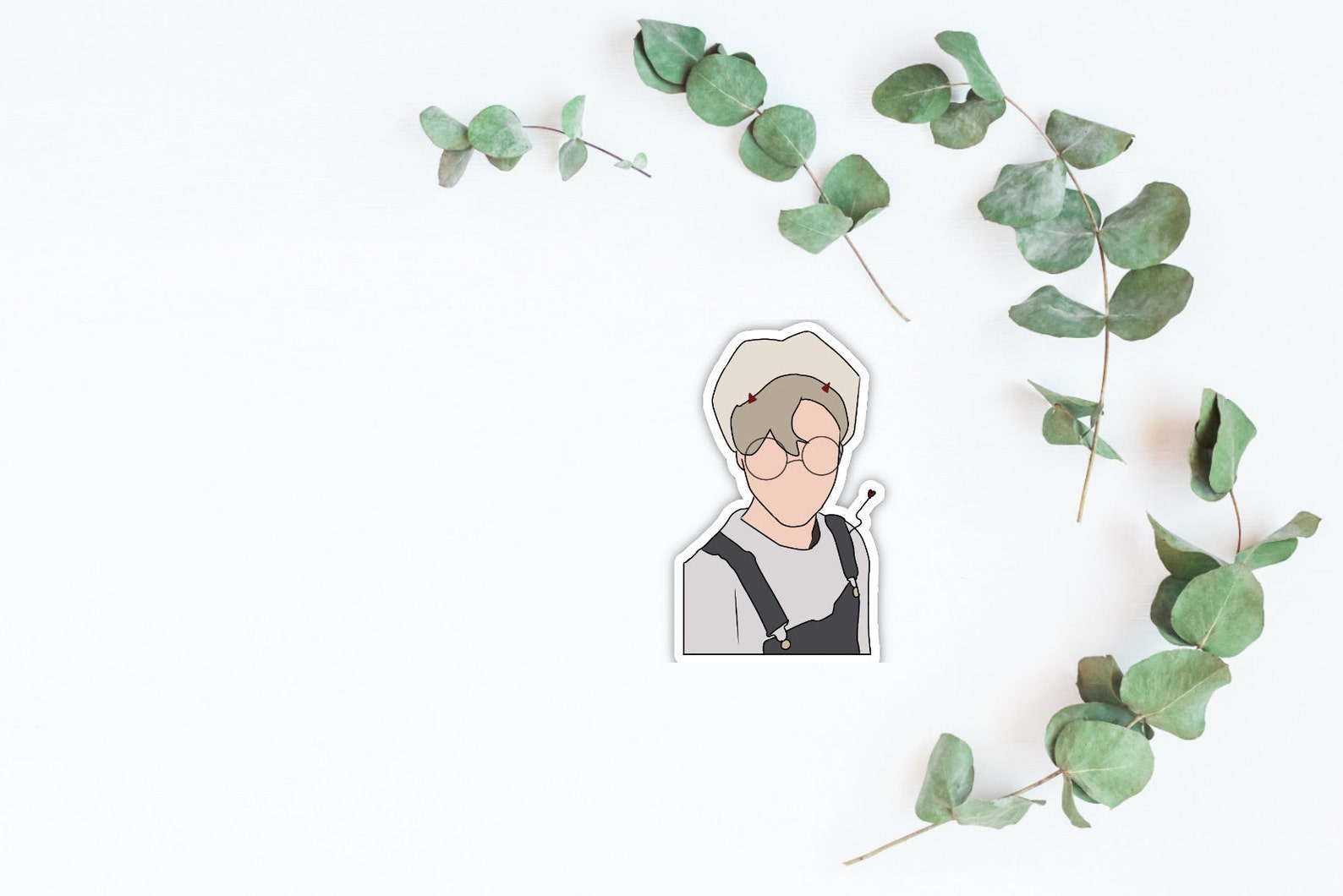 Vinyl BTS Jimin Stickers Pack of 5 Bts Sticker Set Bts | Etsy