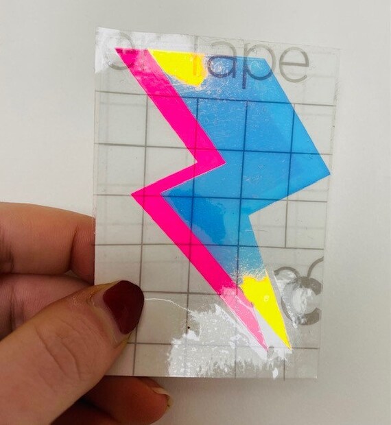 Holographic Lightning Bolt Decal/vinyl Sticker/gift for | Etsy