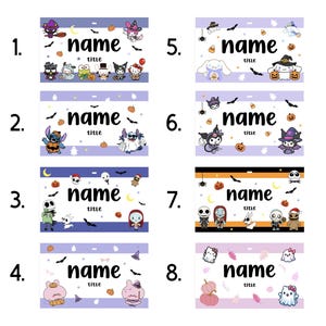 HOLIDAY - Cute Custom Badge Name Tags - Etsy