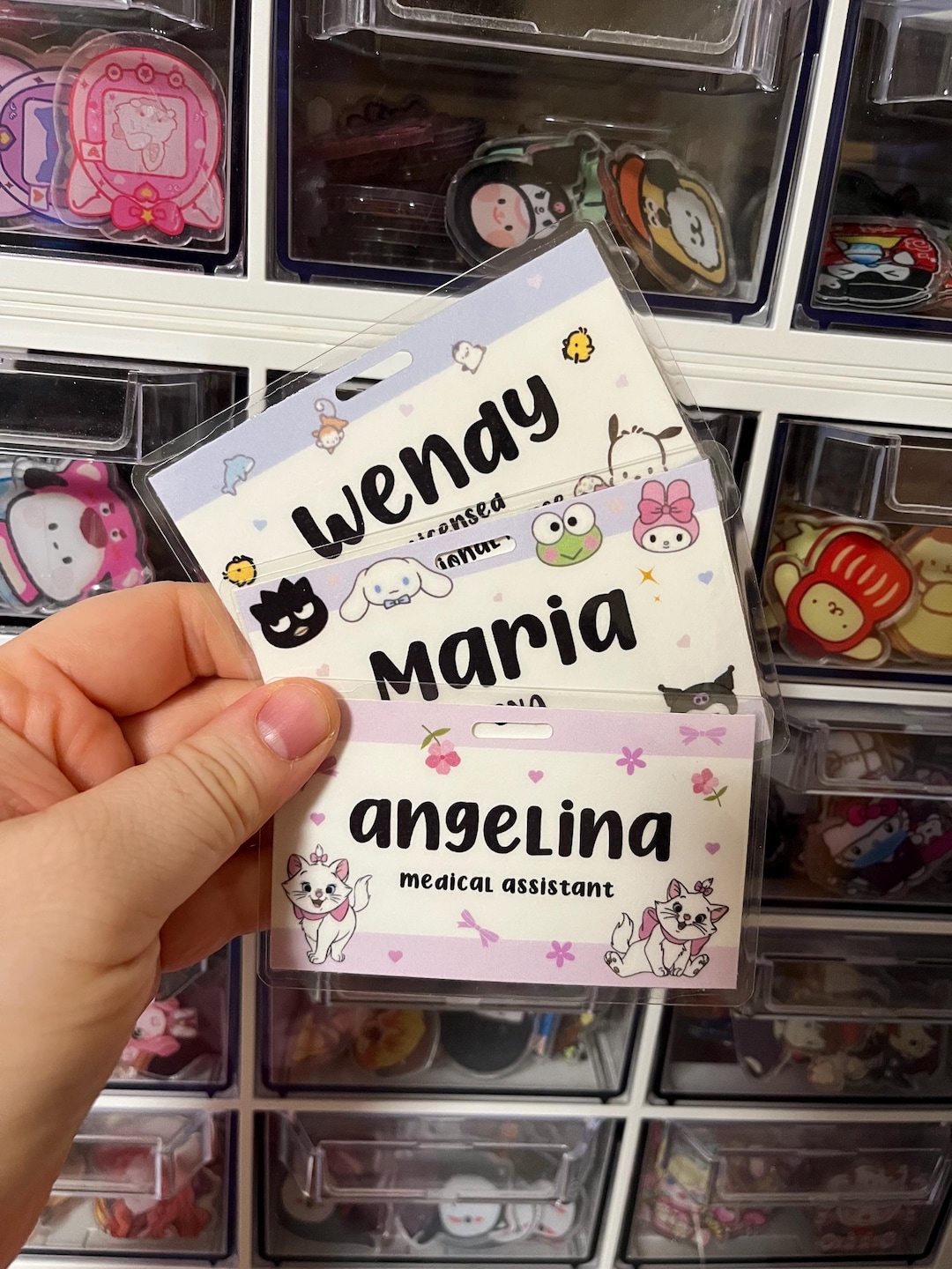 DS & SR - Cute Custom Badge Name Tags - Etsy