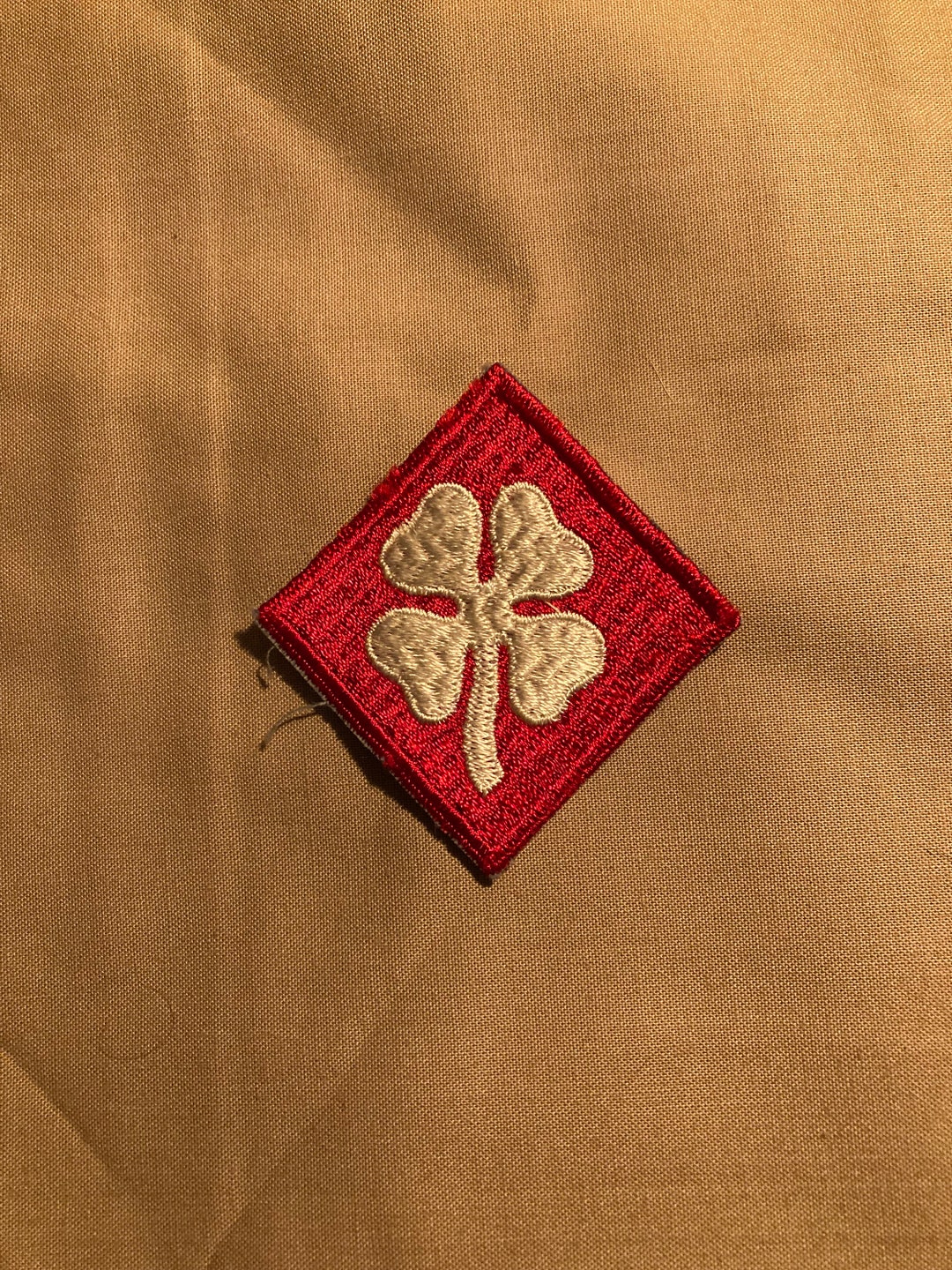 WWII US Army Fourth 4th Army Patch Cut Edge - Etsy