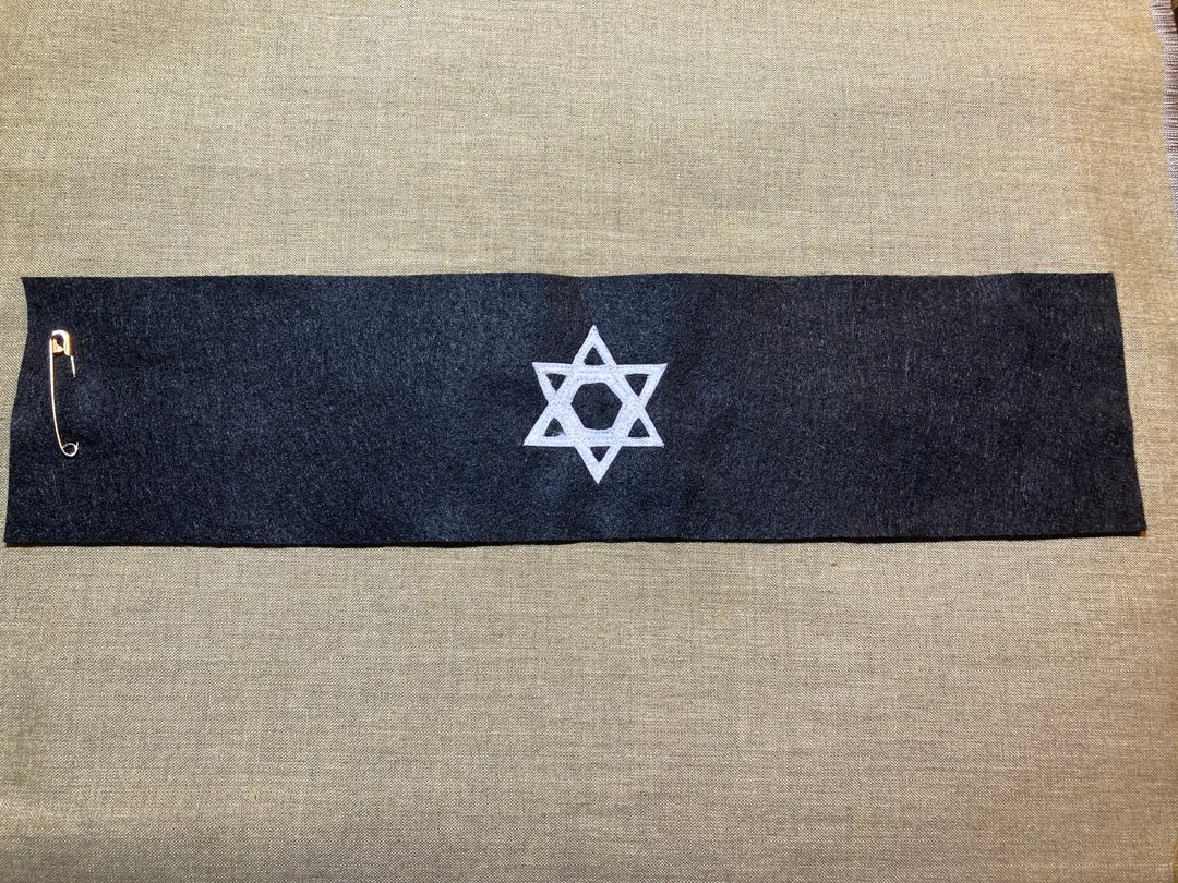 WWII US Army Jewish Hebrew Chaplin Regulation Armband Wool Black - Etsy