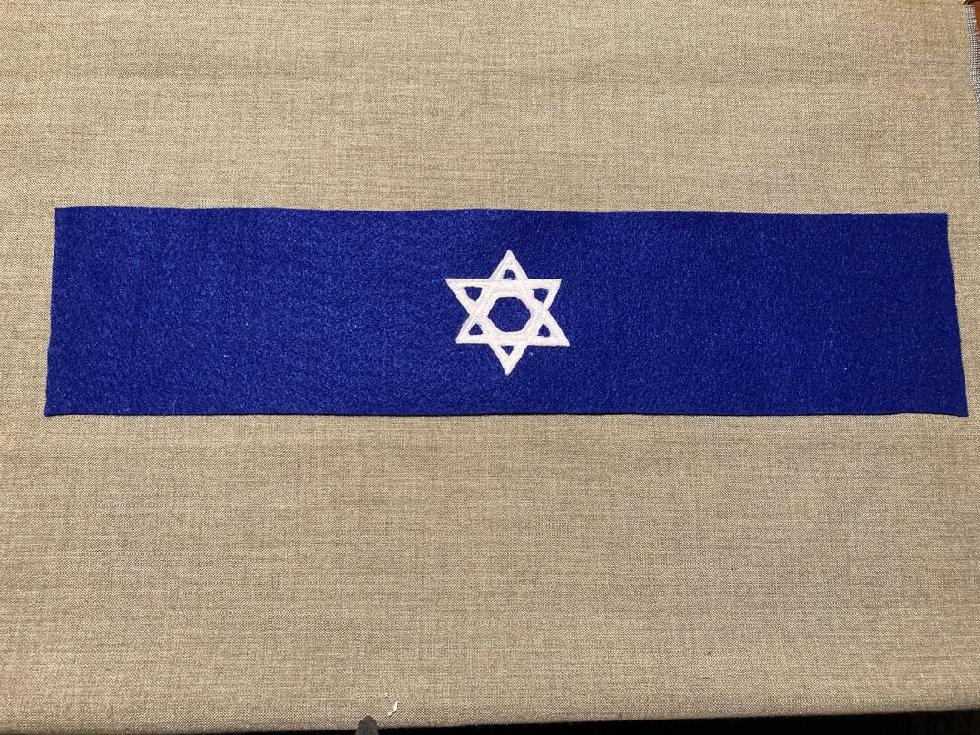 WWII US Army Jewish Hebrew Chaplin Regulation Armband Wool Blue - Etsy