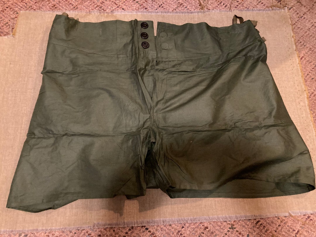 Korean War British Army Cotton Boxer Shorts Drawers. Green, - Etsy