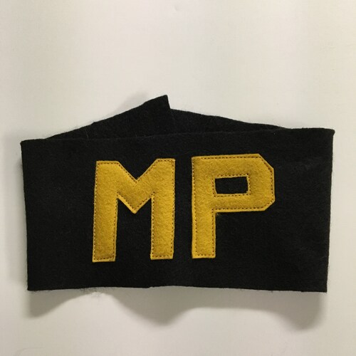 WWII US Navy Military Police Shore Patrol SP Armband Wool Felt - Etsy