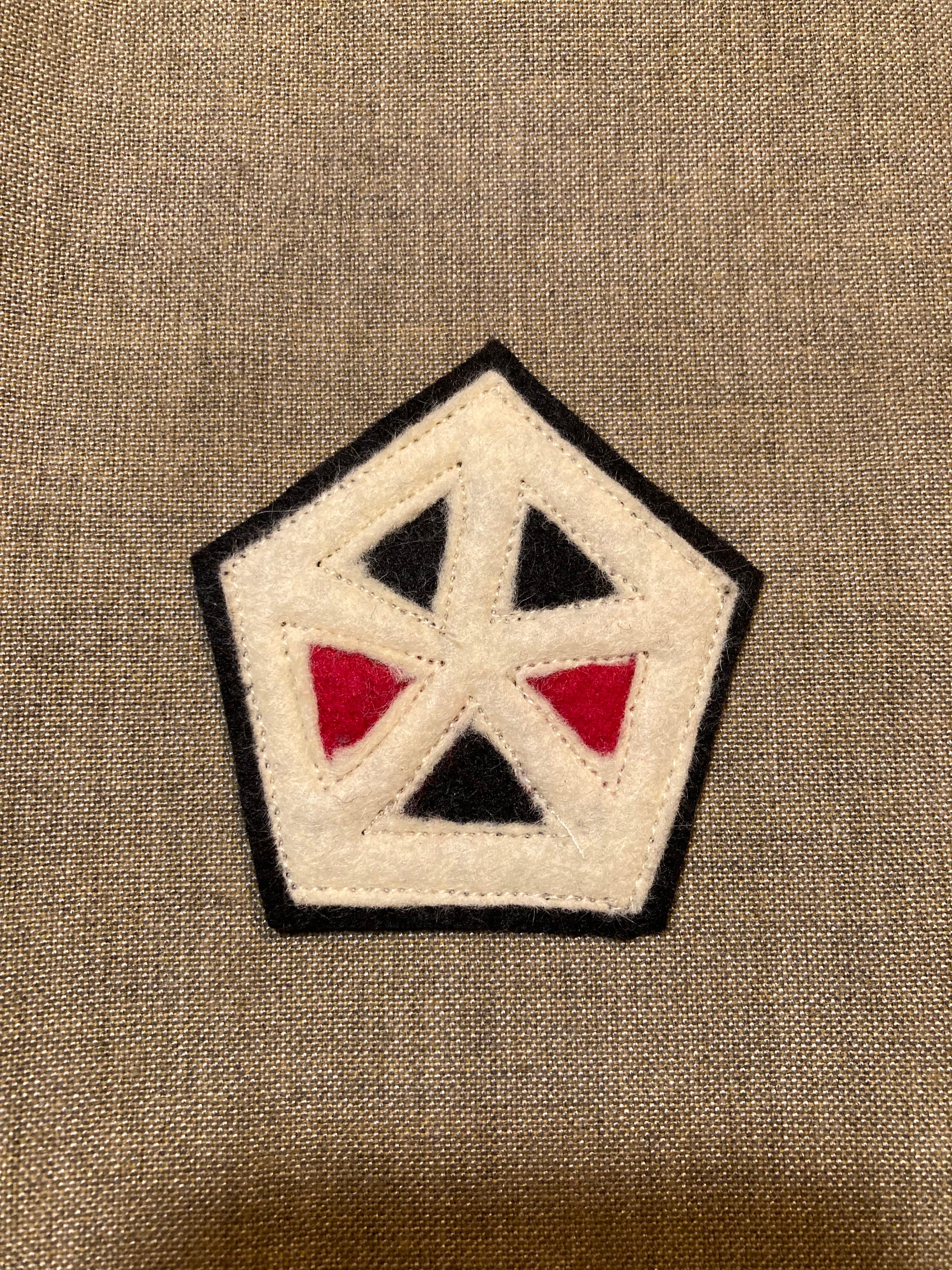 Collectibles WWI US Army 5th V Corps patch wool Militaria Art ...