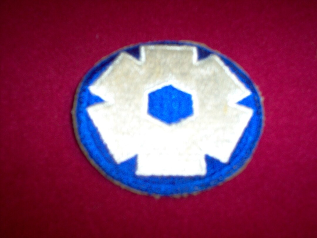 WWII US Army 6th Service Command Patch Cut Edge - Etsy