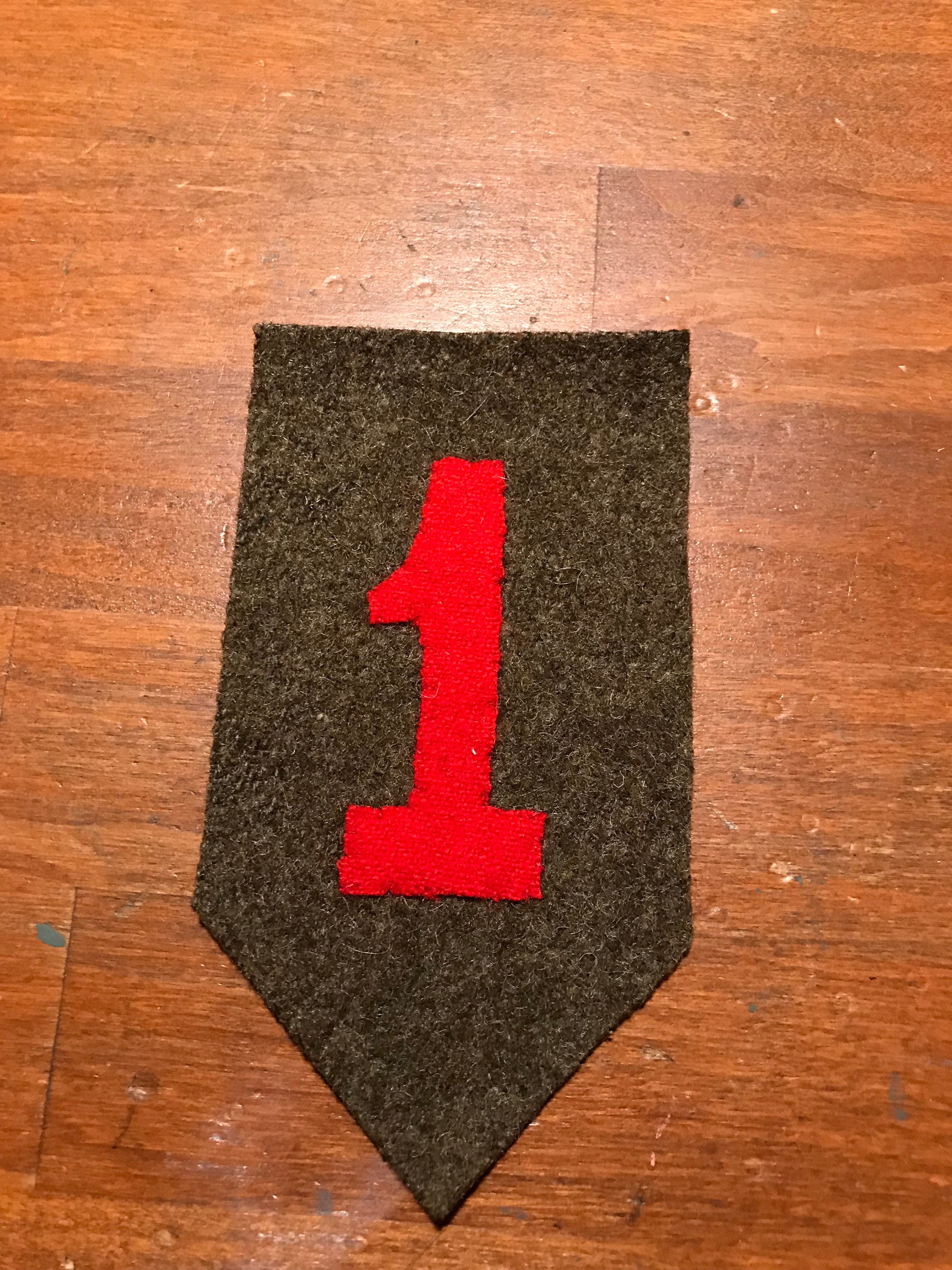 WWI US Army 1st Division Patch Wool - Etsy