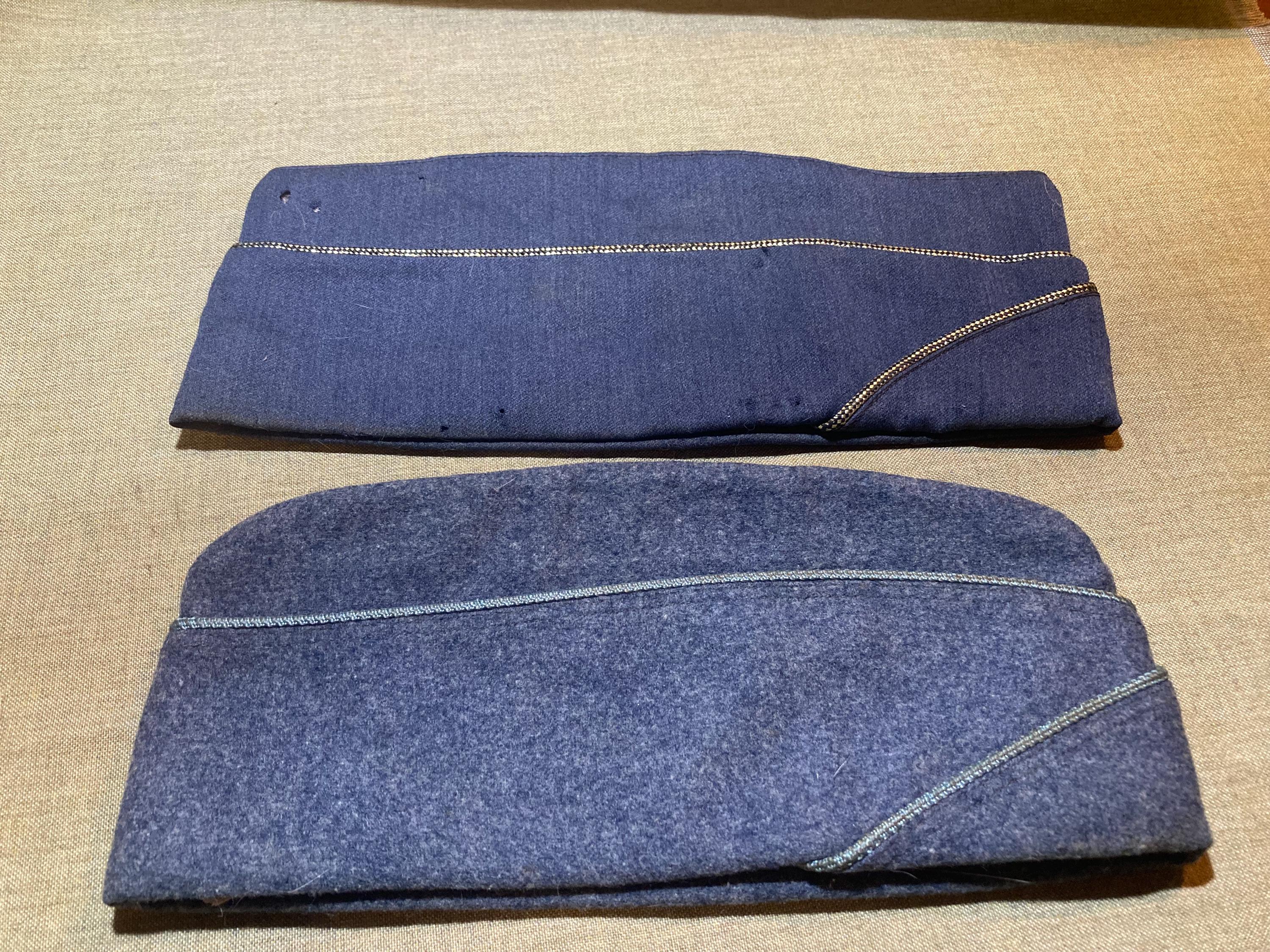 1930's- 1940 US Army Air Corps Slate Blue Fling Cadet Garrison Hat ...