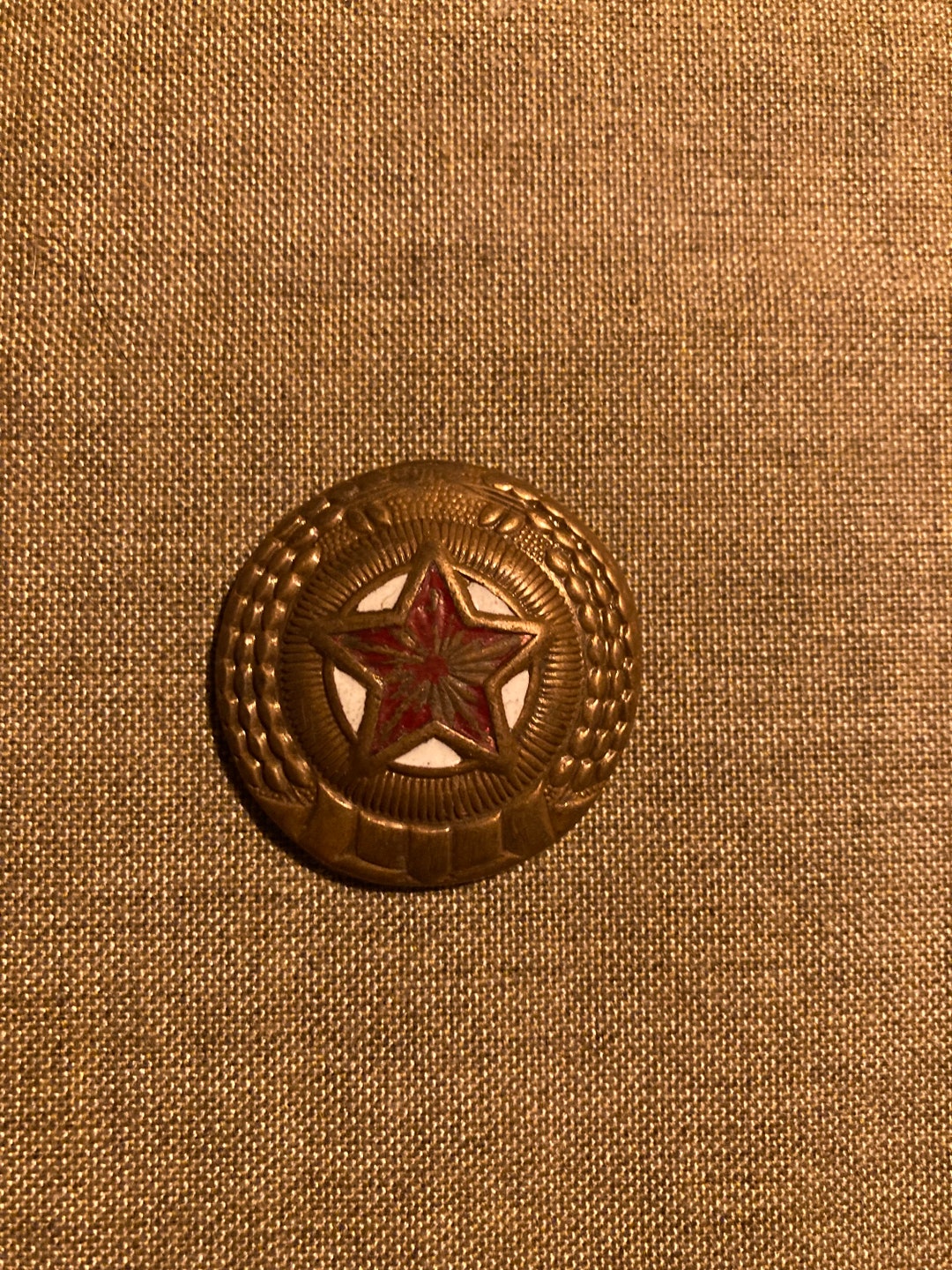 Original Korean War Chinese People's Volunteers Cap Badge - Etsy