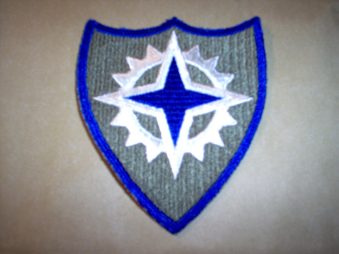 WWII US Army XVI Corps Patch Cut Edge - Etsy