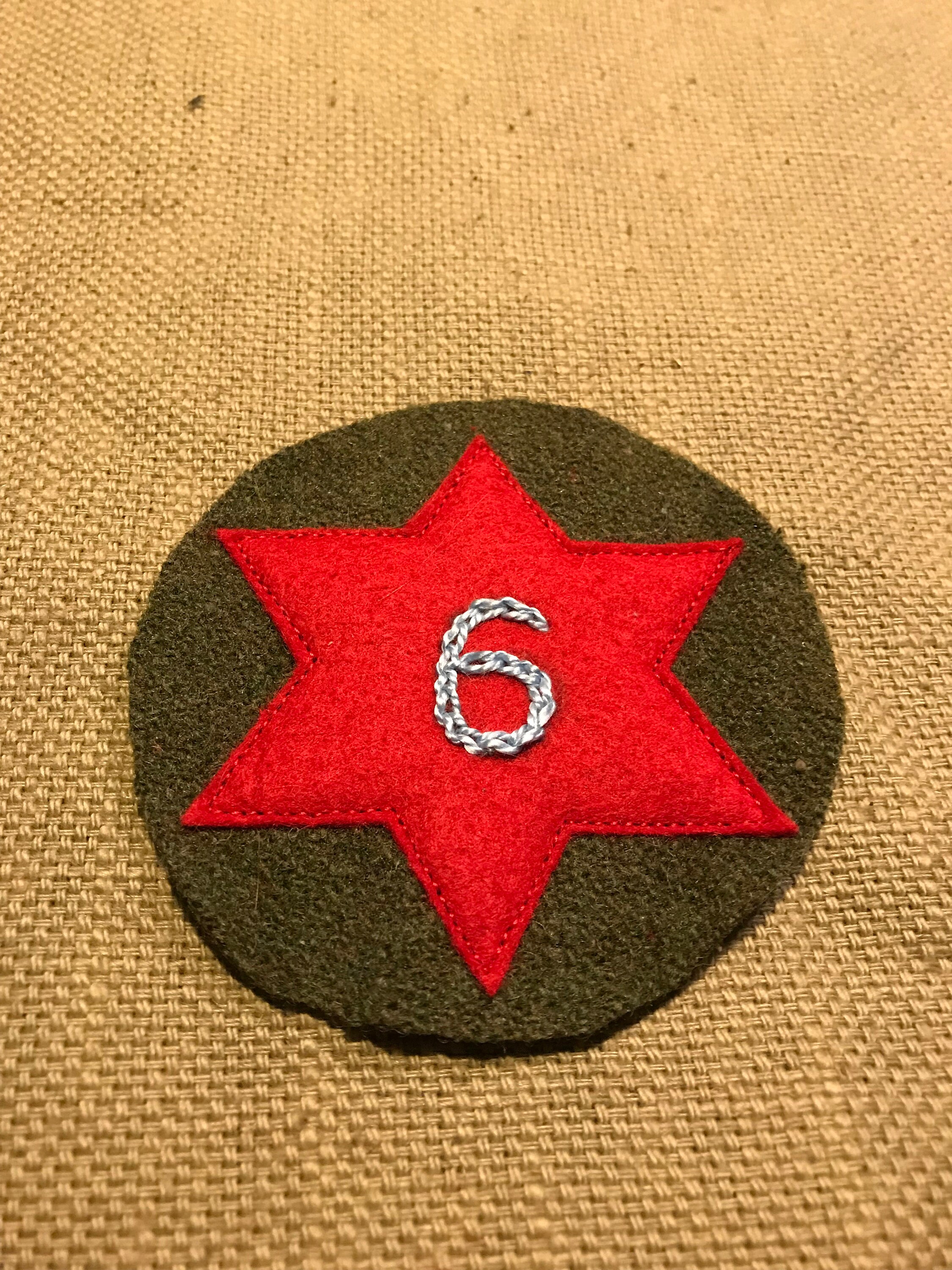 WWI US Army 6th Division Patch Wool - Etsy