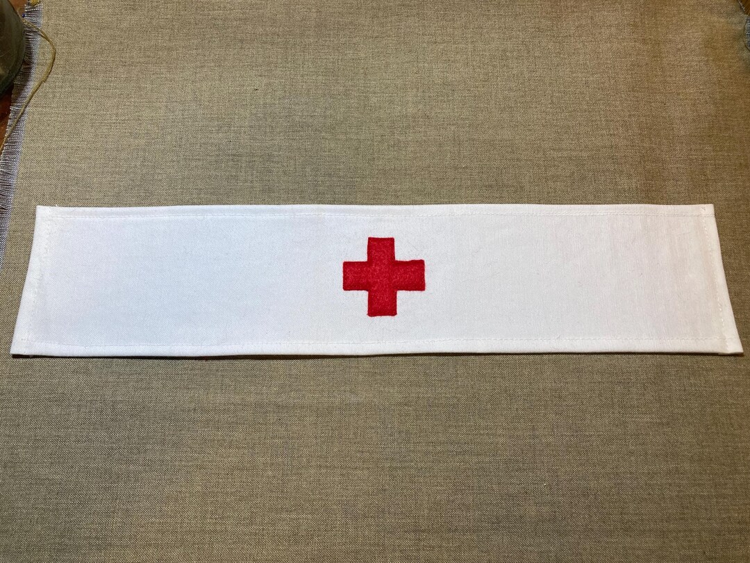 Spanish American War US Army Medic Armband Small Geneva Cross Red Cross ...