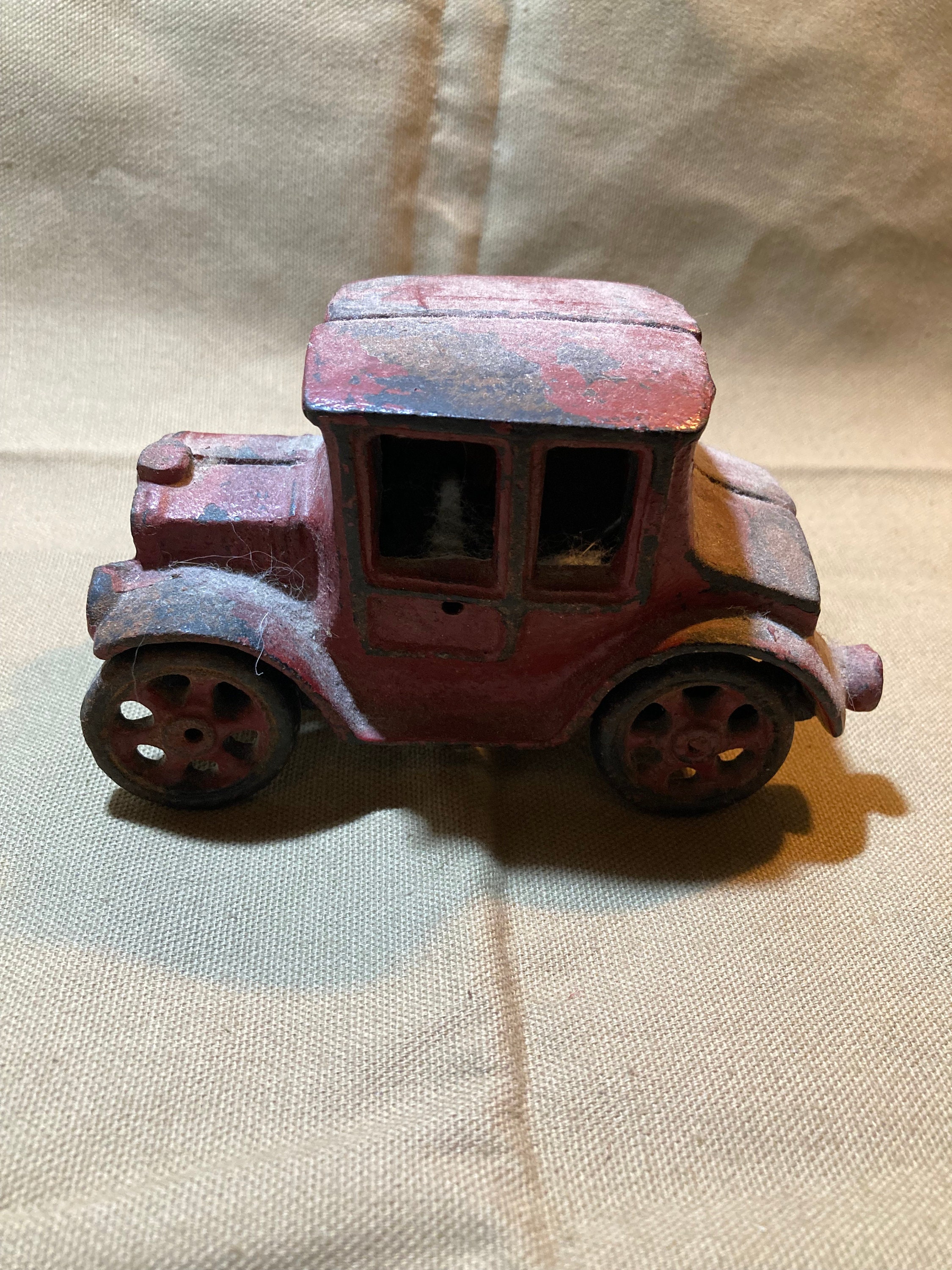 Vintage Cast Iron Toy Model T Car - Etsy