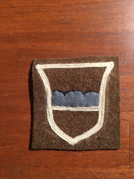WWI US Army 80th Division Blue Ridge patch wool | Etsy