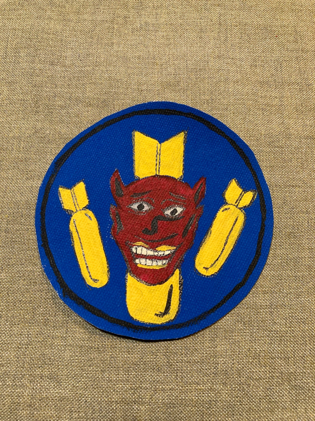 WWII US Army Air Force Bmb Squadron Patch on Leather - Etsy