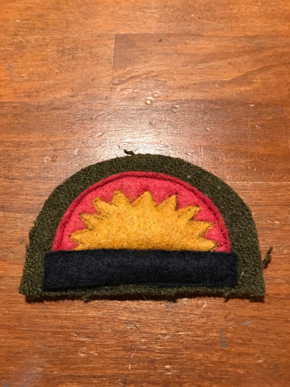 WWI US Army 41st Division sunrise Patch Wool | Etsy