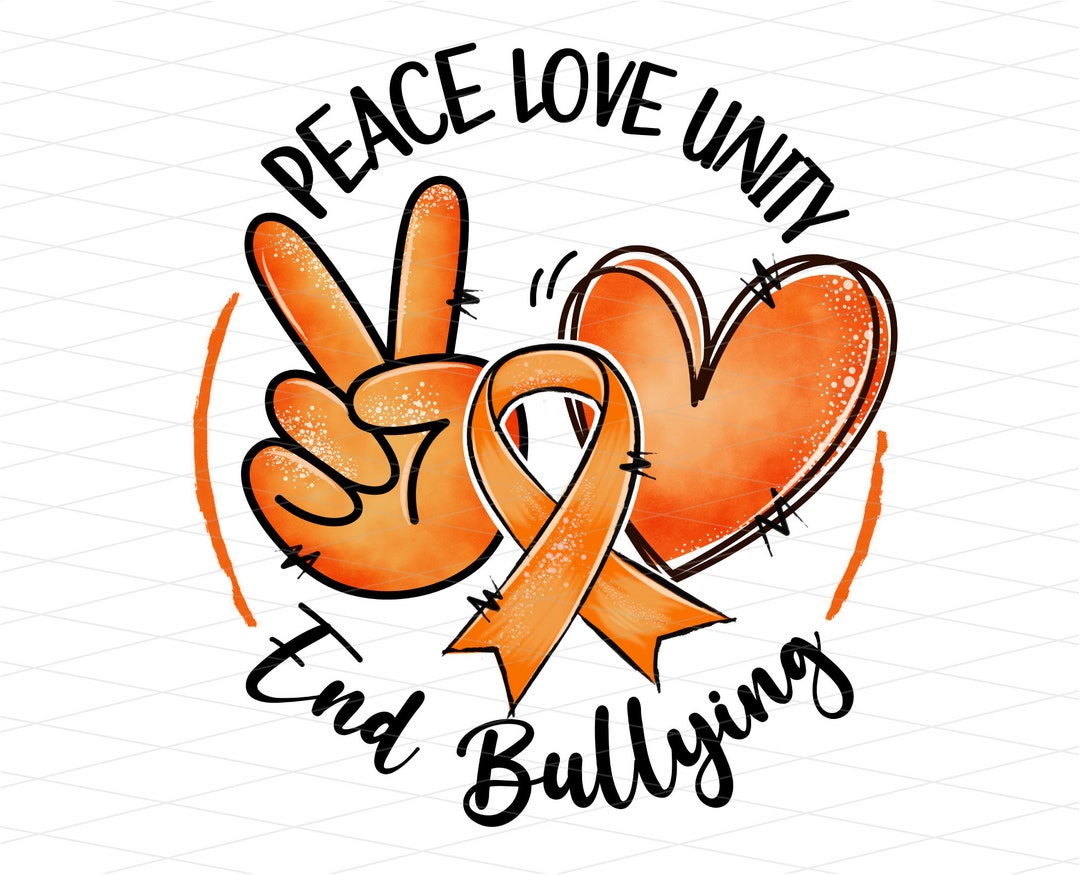 Peace Love Unity Png, End Bullying Png, Unity Day Png, Bullying ...