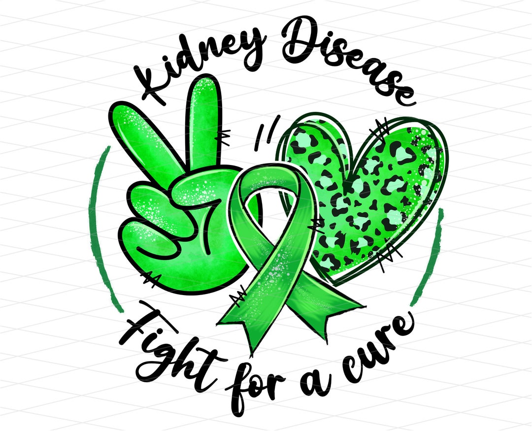 Kidney Disease Fight for a Cure Png, Awareness Survivor Warrior Leopard ...