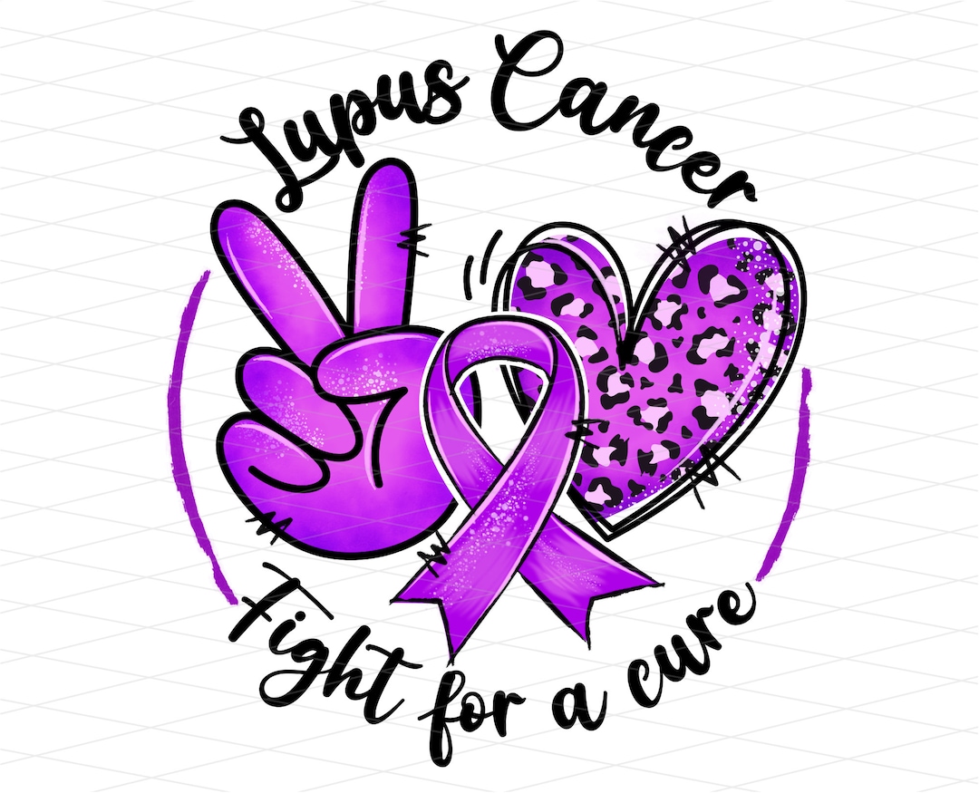 Lupus Cancer Fight for a Cure Png, Lupus Cancer Awareness Png, Lupus ...