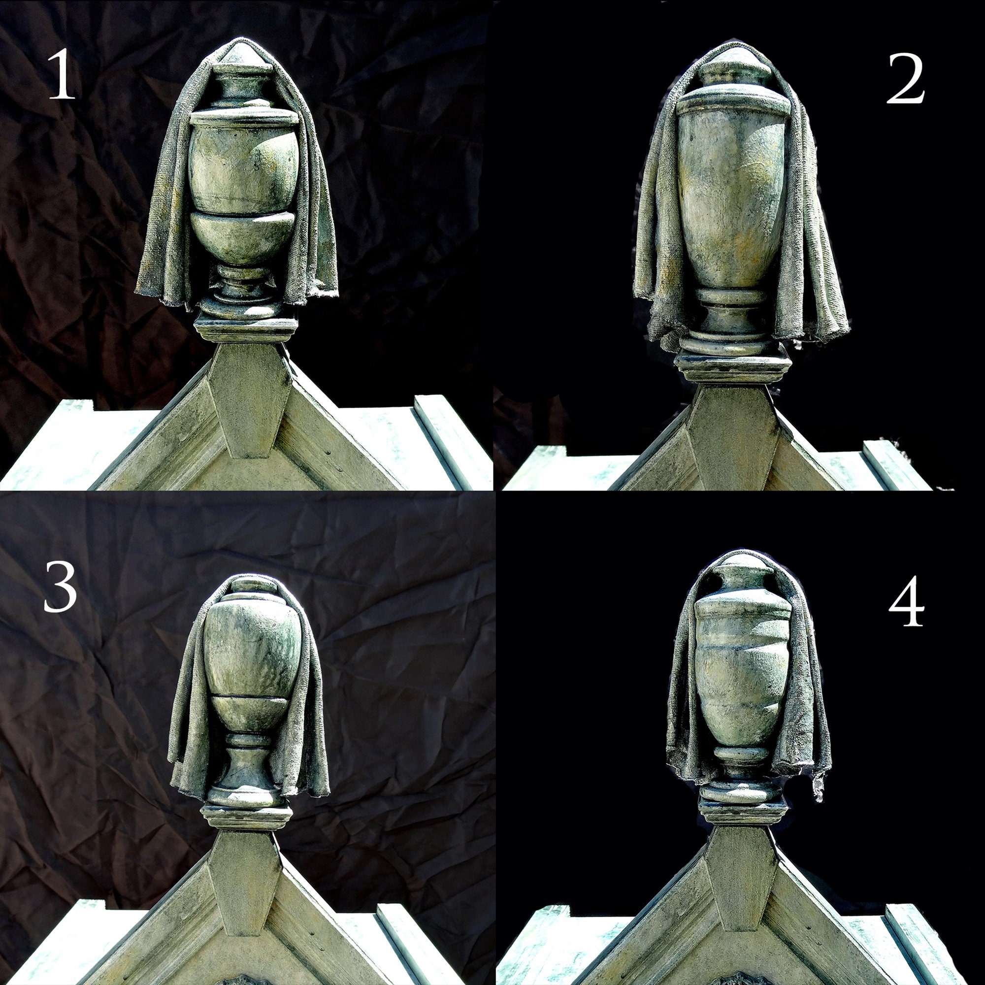 Mausoleum Cremation Urn Display Cabinet Customized Columbarium Family ...