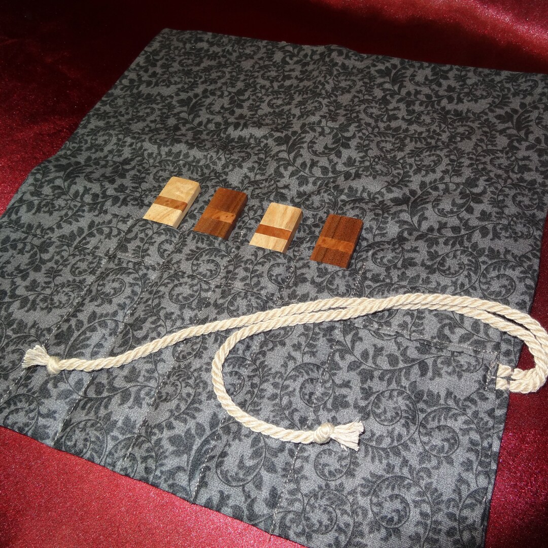Druid Sticks / Casting Sticks Custom Sewn Casting Cloth Storage Roll ...