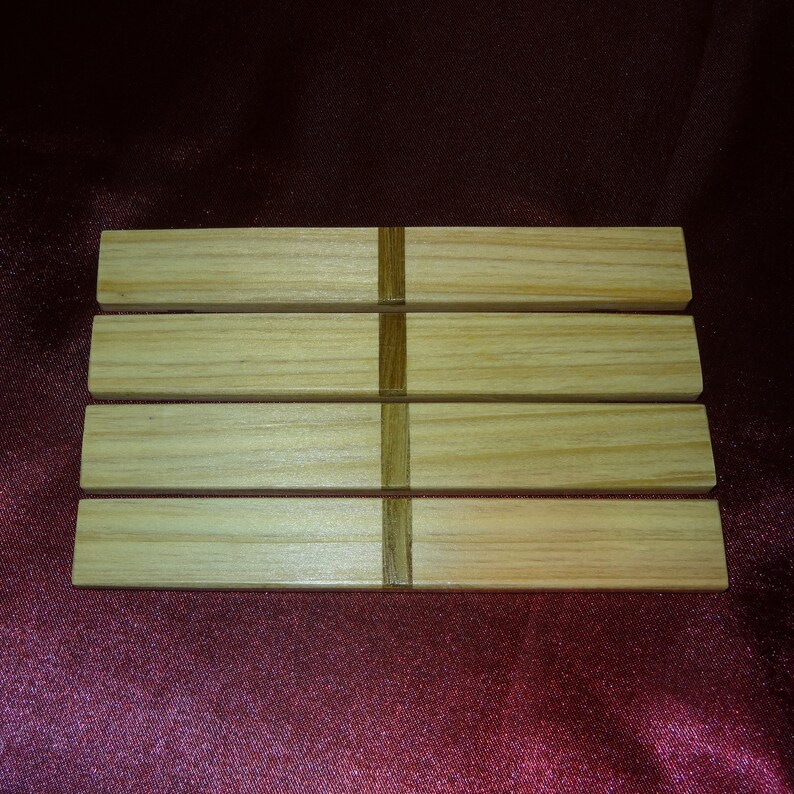 Druid Sticks / Casting Sticks Cypress With Wormy Chestnut Inlay ...